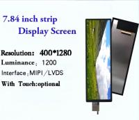 China 7.84 Inch TFT LCD Module Bar Type Display with 1200cd/m² High Brightness LVDS Interface and -20~+70℃ Operating Temperature for sale