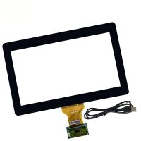 China YT1400C2U‑C1 Full‑Laminated Touch‑LCM Assembly 318.9×187.8mm 5.45mm Total Thickness Black Silk‑Screen Cover Glass Industrial Display Module for sale