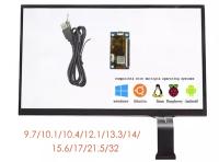 China YT1400C2U‑C1 Full‑Laminated Touch‑LCM Assembly 318.9×187.8mm 5.45mm Total Thickness Black Silk‑Screen Cover Glass Industrial Display Module for sale