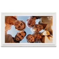 China Smart WiFi Digital Photo Frame Support Frameo APP Remote Photo&Video Share G+G Touch Screen Slideshow Clock Weather Sleep Mode Micro SD Import Export Backup For Family Home Gift for sale