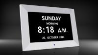 China 7-inch Digital Photo Frame 1024×600 Screen 300cd/m2, Photo Slideshow MP3 MP4 Player, Support SD/USB Storage, Built-in Stereo Speaker & Remote Control for sale