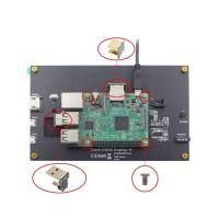 China 7‑Inch IPS LCD HDMI Display Module 1024*600 Resolution, Full View Angle, 5V MicroUSB Power Supply, 3.5mm Audio Output Compatible with Raspberry Pi & Windows System for sale