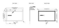 China 21.5 Inch PCAP Capacitive Touch Panel YT2150CIUI‑Q1 G+G Structure ILI2511 Chip USB IIC 10‑point Touch‑10~60℃ Operating for Industrial Display Equipment for sale