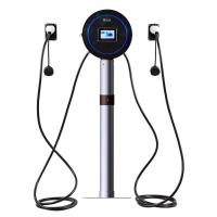 China Environment Temperature -25C- 50C AC Connection Floorstand Wallbox 380V CCS GBT Double Gun 22kW EV Charging Pile for Car for sale