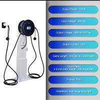 China Environment Temperature -25C- 50C AC Connection Floorstand Wallbox 380V CCS GBT Double Gun 22kW EV Charging Pile for Car for sale