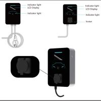 China 400V 32A 22kW Level 2 EV Charging Station Three Phase Input / Output Voltage for Home Electric Car Charging 22kw for sale