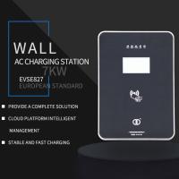 China Wall Hanging / Upright Mounting Fast Charging Station Single Gun AC Charging Pile for sale