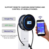 China Smart Home EV Charger Wallbox 7Kw 32A 22Kw Ocpp AC Charging Station 380VAC for sale
