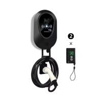 China 16A Single Phase Wallbox Homeuse Type2 EV Charger Station 22kW 11kW 7kW with Bluetooth Card Swiping App Control for sale