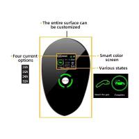 China 16A Single Phase Wallbox Homeuse Type2 EV Charger Station 22kW 11kW 7kW with Bluetooth Card Swiping App Control for sale