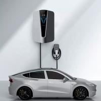 China American European Standard 1Phase 16A/32A/48A Wall-mounted AC EV Charging Pile with 7KW/11KW/22KW Rated Power for sale