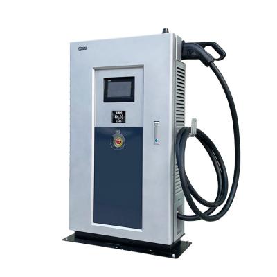 China 30kw DC Charging Pile Fast Charging Station for Electric Vehicles Output Voltage Range 200-750VDC for sale