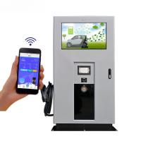 China 60KW DC EV Charger 2 Guns Electric Vehicle Bus Car EV Fast Charging Station with Nominal Input Voltage 380 VAC ± 15% for sale