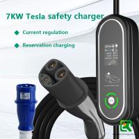 China Cable length Customize Length 7KW Portable TSL Ev Charger for Tesla Model X/Y/3/S 32A Adjustable Vehicle Charging Station for sale