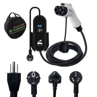 China 16Amp Rated Current Portable EV Charger for Gbt Electric Vehicles 3.5kw Cable Station Latest Technology for sale