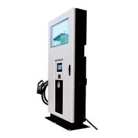China Nominal Input Voltage 380 VAC ± 15% Chademo CCS Fast Charging Advertisement Screen for 60kW EV Car Charging Station Machine for sale