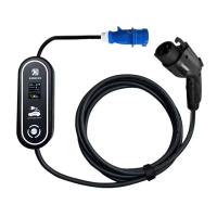China 7kw 32A EV Portable Charger Type1 with Shucko Plug CE Certification 220V and 10M Cable Length LP55 Protection Level for sale