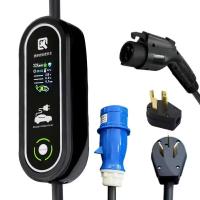 China 7kw 32A EV Portable Charger Type1 with Shucko Plug CE Certification 220V and 10M Cable Length LP55 Protection Level for sale