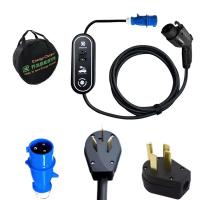 China 7kw 32A EV Portable Charger Type1 with Shucko Plug CE Certification 220V and 10M Cable Length LP55 Protection Level for sale