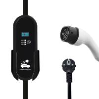 China Type2 Electric Car Charger 16A 3.5kw Portable EV Charger with LCD Screen and Adjustable Output Current Operate at 220V for sale