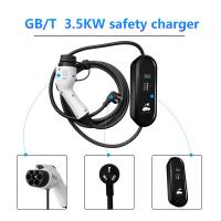 China 3.5KW GBT Portable EV Charger Charging for Energy Electric Vehicle Cars Output Power 3.5KW Interface Standard GB for sale