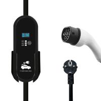 China 22OV AC Schuko EV Charger Home Fast Electric Vehicle Car Portable Charger Single Phase Output Power 16A for byd cars for sale