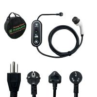 China Output Voltage AC 220V-240V 3.5kw Electric Vehicle Charger Level 2 16A with Type 2 Plug and LED Screen for sale