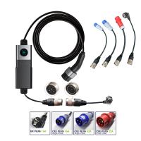 China 3.5KW 7KW 11KW 22KW Portable EV Charger with EU Plug Plug and Play Single/Three Phase Electric Transmission Method for sale