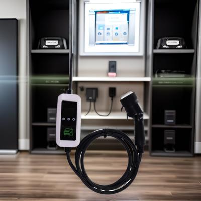 China Leakage Protection Function 7KW EU Standard Type2 EV Charger Station for Fast AC Charging of Portable Energy Vehicles for sale