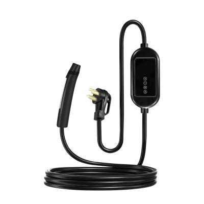 China E-mingze 32A 7KW Portable EV Car Charger New Condition Wholesale Portable Charging Stations Tesla Model Model Charging Station for sale