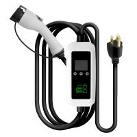 China E-Mingze Factory's Best Price 16A TYPE2 Electric EV Car Charger 3.5KW Display Screen Model New Energy Vehicle Charging Station for sale
