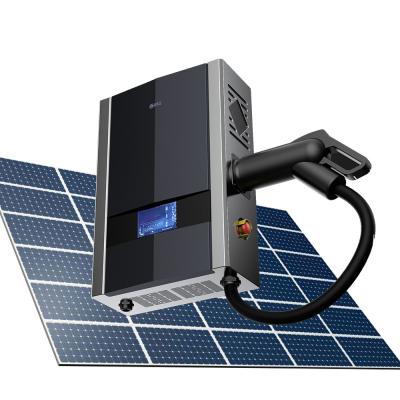 China 15KW Ocpp Commercial Solar Fast EV Charger Wallbox Charging Station Manufactured by Direct with 30KG Output Power CCS for sale
