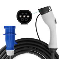 China High Power Electric Vehicle E-mingze 32A 22KW Type2 On-board Charging Portable EV Charger with Overcurrent Protection for sale