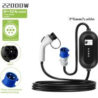 China 22kW Electric Car Charger Portable 32A Three-Phase AC Charging Station for Electric Vehicles E-mingze GB/T Condition for sale