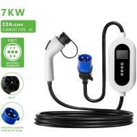 China DC Fast EV Charger 7kW Portable Home EV Charger EV Charger Battery Car Portable for sale