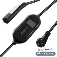 China EV Charger E-Mingze Fast Charging Portable 32a 7kw T-Esla Charger Waterproof for sale