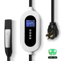 China E-Mingze Factory's High Performance 7KW Tesla Car Charger 32A Portable Adjustable Current Charging Station Single Phase for sale