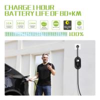 China Type 2 3 Phase 22KW 32A Ev Charging Car Portable Ev Charger Wallbox Fast Electric Charging Station for sale