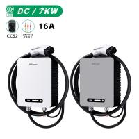 China E-mingze CCS2 7KW Wall-Mounted DC Fast Charging Station Color Screen Electric Vehicle Charger for 200 220v Input Voltage for sale