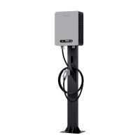 China 7KW E-mingze CCS2 Column Electric Car Charger Color Screen DC Fast Charging Station with Security Overvoltage Protection for sale