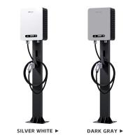 China 7KW E-mingze CCS2 Column Electric Car Charger Color Screen DC Fast Charging Station with Security Overvoltage Protection for sale