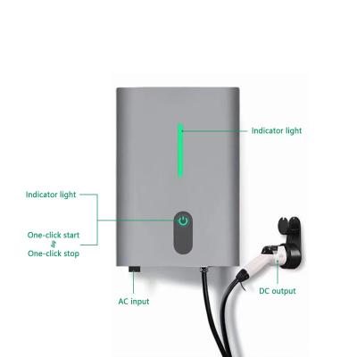 China GBT 7KW DC Wall-Mounted Fast Electric Car Charger for Direct EV Charging Station within 220V Input Voltage and E-mingze for sale
