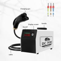 China Temperature Protection CCS/Type2 7kW Portable Mobile DC EV Charger Generator Station by E-Mingze Sale Customization Logo for sale