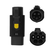 China 220V 32A Output Current Type2 to J1772 Type1 Adapter for 7kW Portable Charging Station EV Charger Adapter for sale