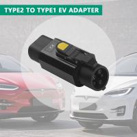 China 220V 32A Output Current Type2 to J1772 Type1 Adapter for 7kW Portable Charging Station EV Charger Adapter for sale