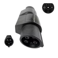 China Car side Plug 220V 7kw 32A EV connector charging pile converter type2 to type1/J1772 gun head adapter for retrofit/upgrade for sale