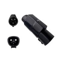 China Black 7KW American Gauged Gun Seat Conversion Head 220V for T to Type1 J1772 Charging Head Adapter32A for sale
