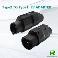 China 7kw Type2 to Type1/J1772 EV Connector 32A Charging Pile Converter 220V Gun Head Adapter Electric Vehicle Connector Solution for sale