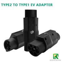 China 7kw Type2 to Type1/J1772 EV Connector 32A Charging Pile Converter 220V Gun Head Adapter Electric Vehicle Connector Solution for sale