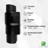 China 7kw Type2 to Type1/J1772 EV Connector 32A Charging Pile Converter 220V Gun Head Adapter Electric Vehicle Connector Solution for sale